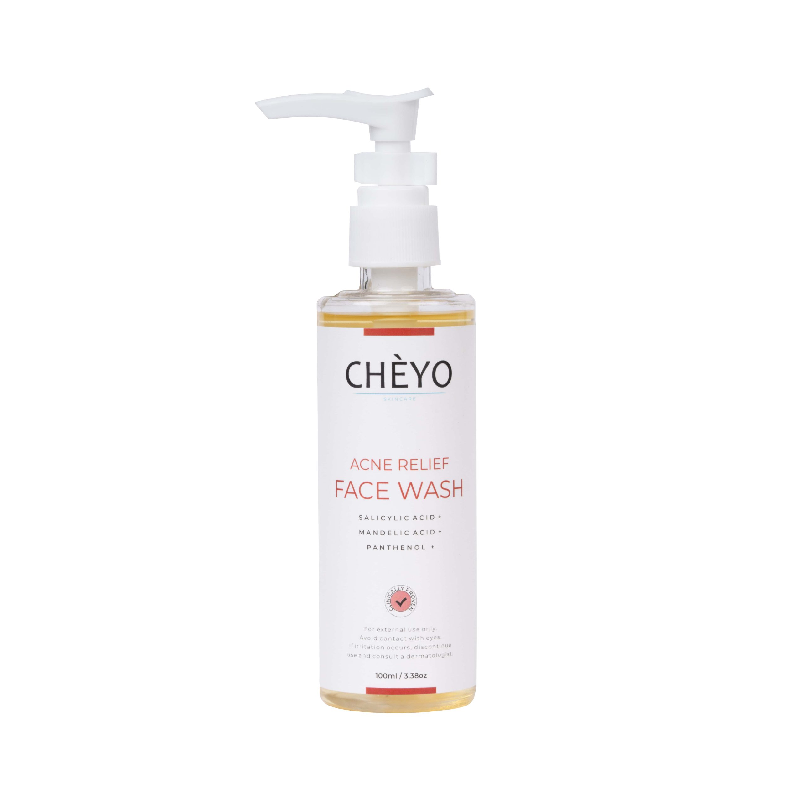 CHÉYO Skincare Acne Relief Face Wash - Cheyo Skincare