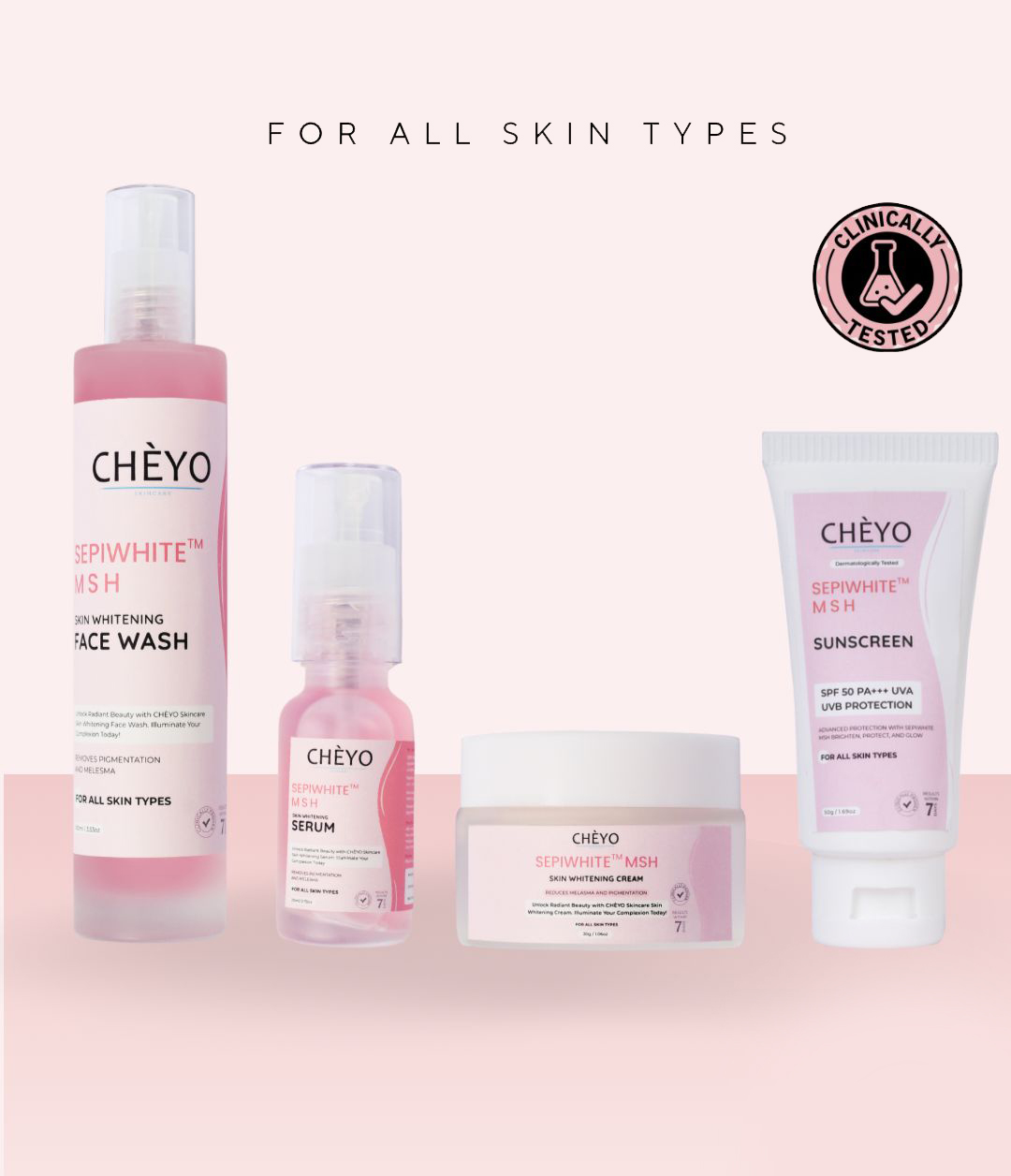 Sepiwhite MSH Travel Size Bundle - Cheyo Skincare